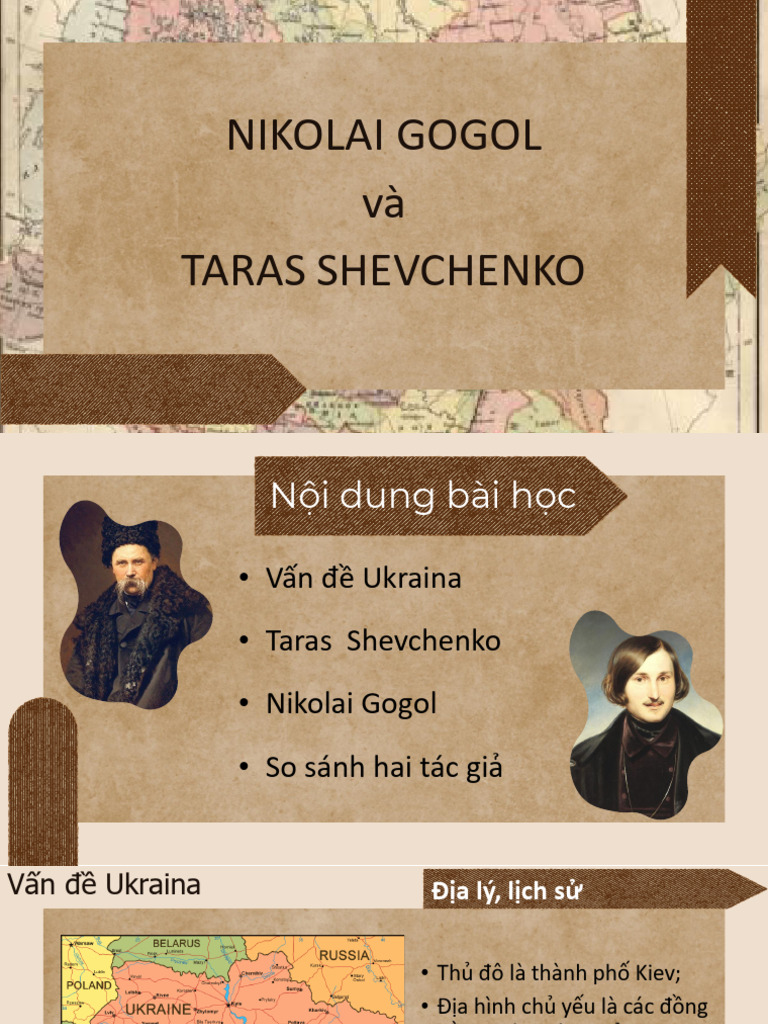 Nikolai Gogol Và Taras Shevchenko | PDF