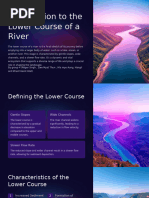 Landforms in a River's Lower Course | PDF | River Delta | River