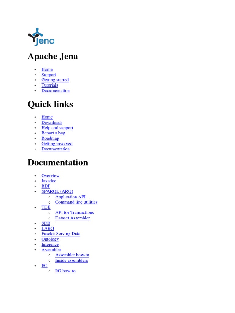 Apache Jena | PDF | Databases | Resource Description Framework