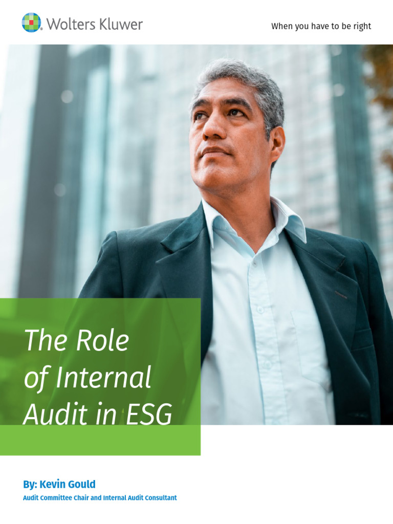 Internal Audit’s Role in ESG Strategy | PDF | Internal Audit | Audit