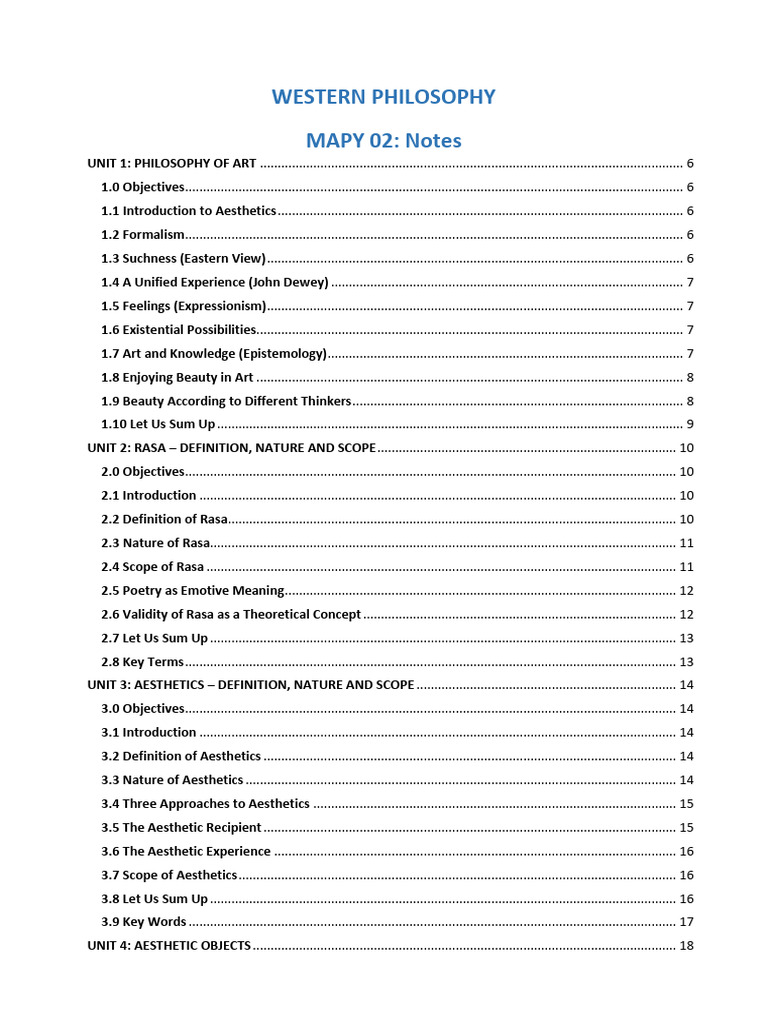 MPYE 11 Aesthetics Notes | PDF | Aesthetics | Beauty