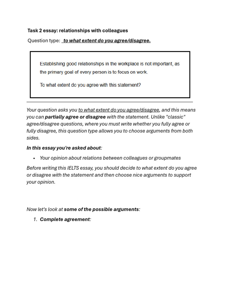 Balancing Work and Colleague Relationships | PDF | Essays | Friendship