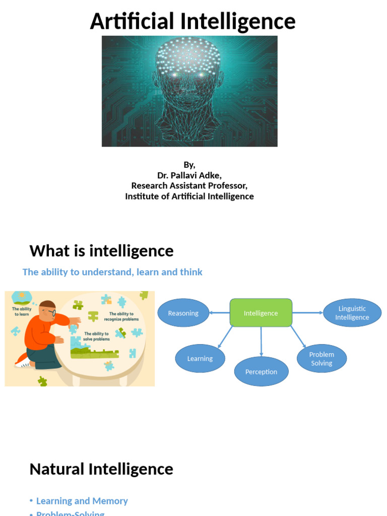 Artificial Intelligence Unit 1 - 04Feb (1) | PDF | Artificial ...