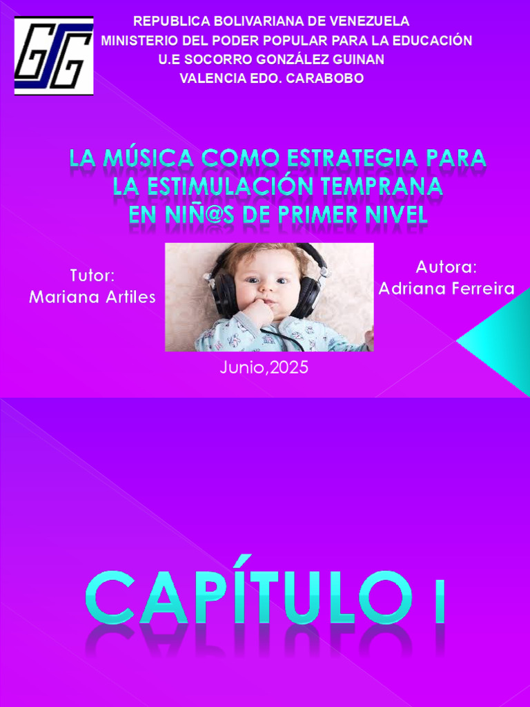 Diapositivas de La Música Como Estrategia para La Estimulacion Temprana en Niños | PDF ...