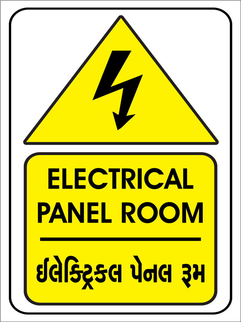 Safety Sign - Electrical Panel | PDF