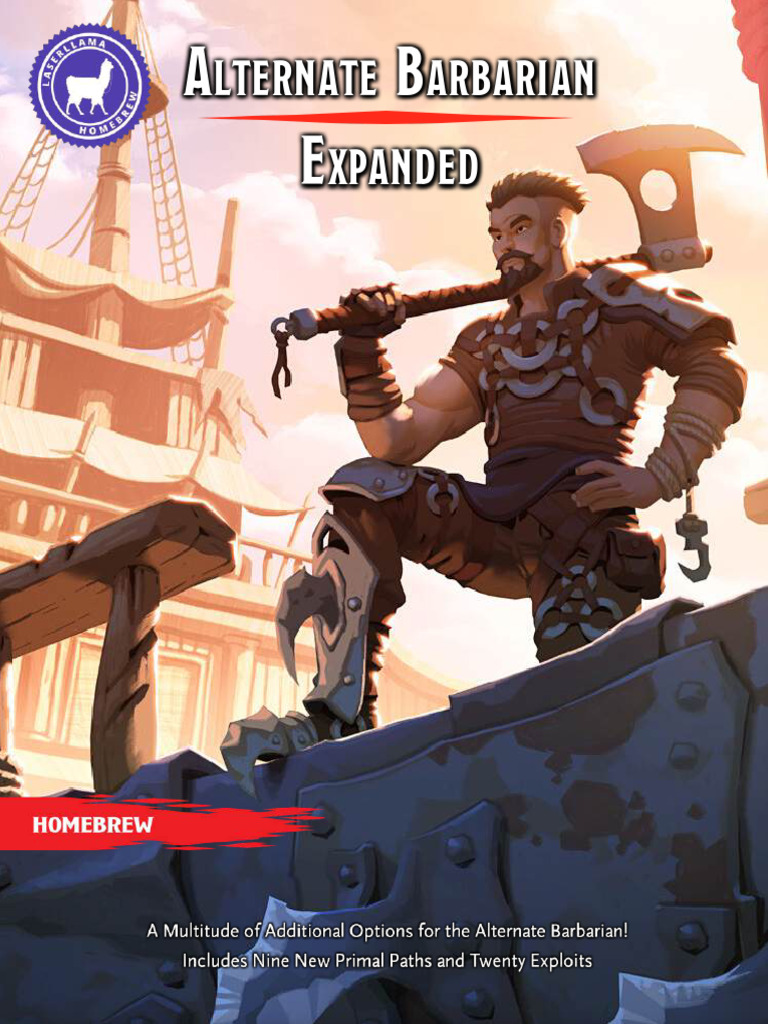 Alternate Barbarian Expanded v2.2.2 | PDF