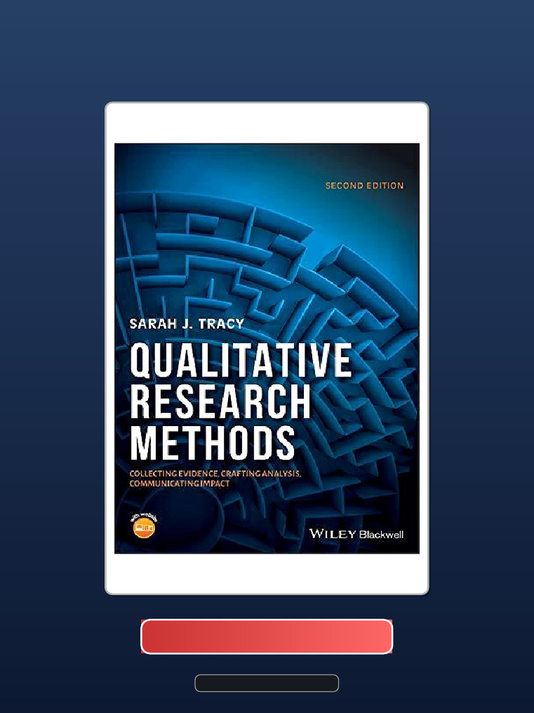 Qualitative Research Methods Collecting Evidence Crafting Analysis ...
