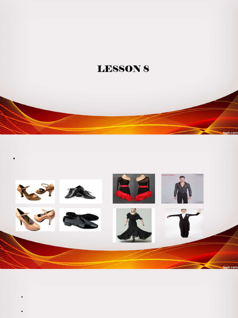 Pe3 Lesson 8 Ballroom Dance Outfit & Latin Dance Etiquette | PDF