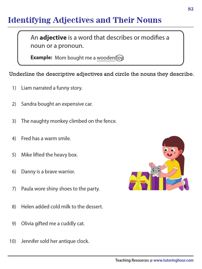 Adjectives Nouns 3 | PDF