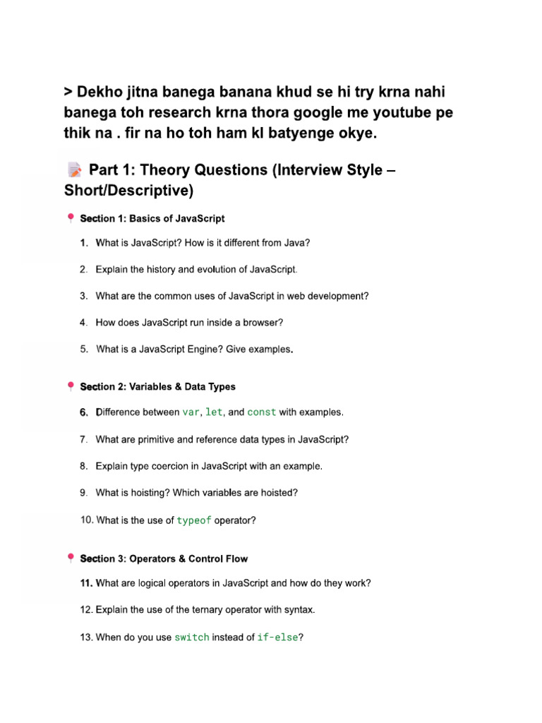 Js Qns Pdf