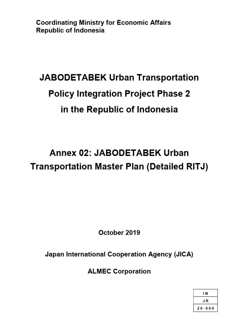 Rencana MRT Jakarta | PDF | Transport | Land Transport