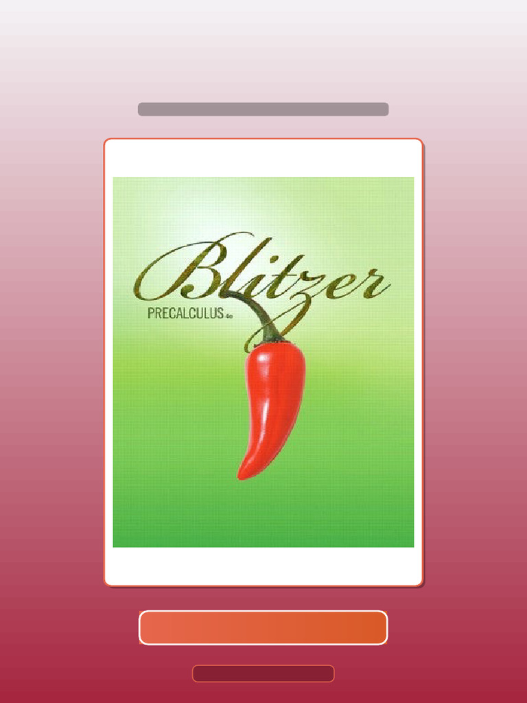Precalculus 4th Edition Blitzer PDF Download | PDF | Science | Curriculum
