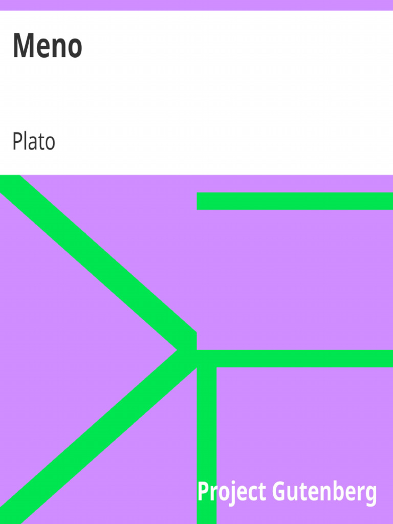 Plato's Meno: Virtue and Knowledge | PDF | Plato | Socrates