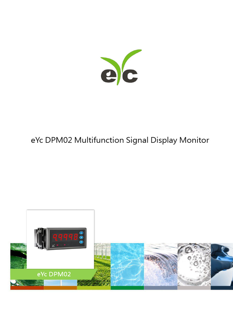eYc DPM02 Operation Manual PDF | PDF