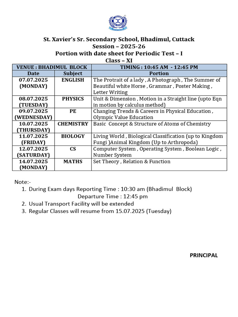 STD - Xi Portion | PDF