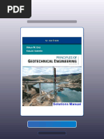 Principles of Geotechnical Engineering SI Edition 8th Edition by Braja M Das | PDF