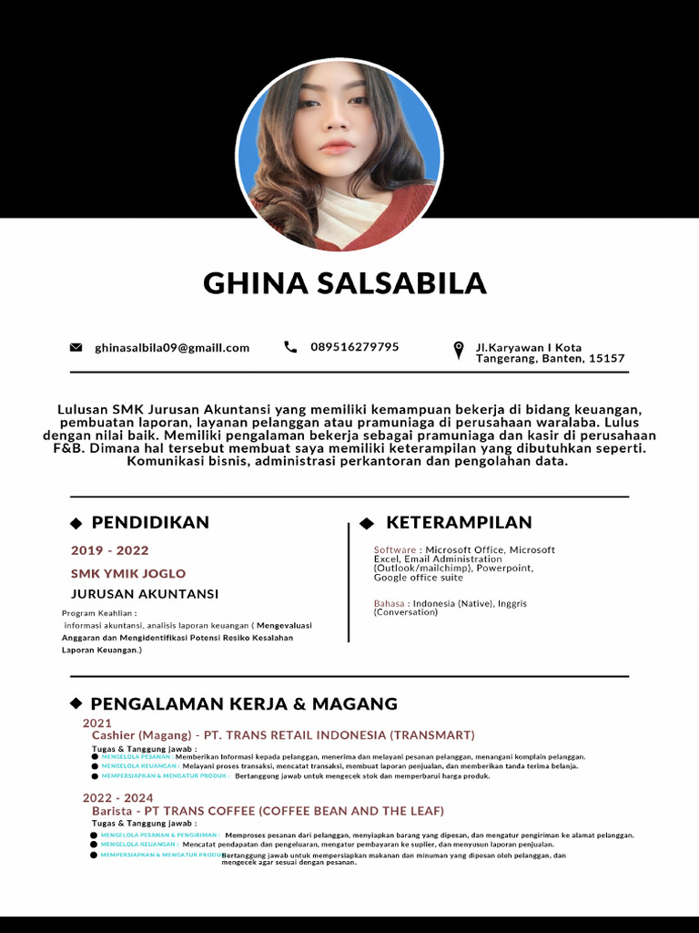 New CV - Ghina Salsabila - 20250227 - 184835 - 0000 | PDF