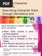 Inferring Character - S Feelings and Traits | PDF | Emotions | Feeling