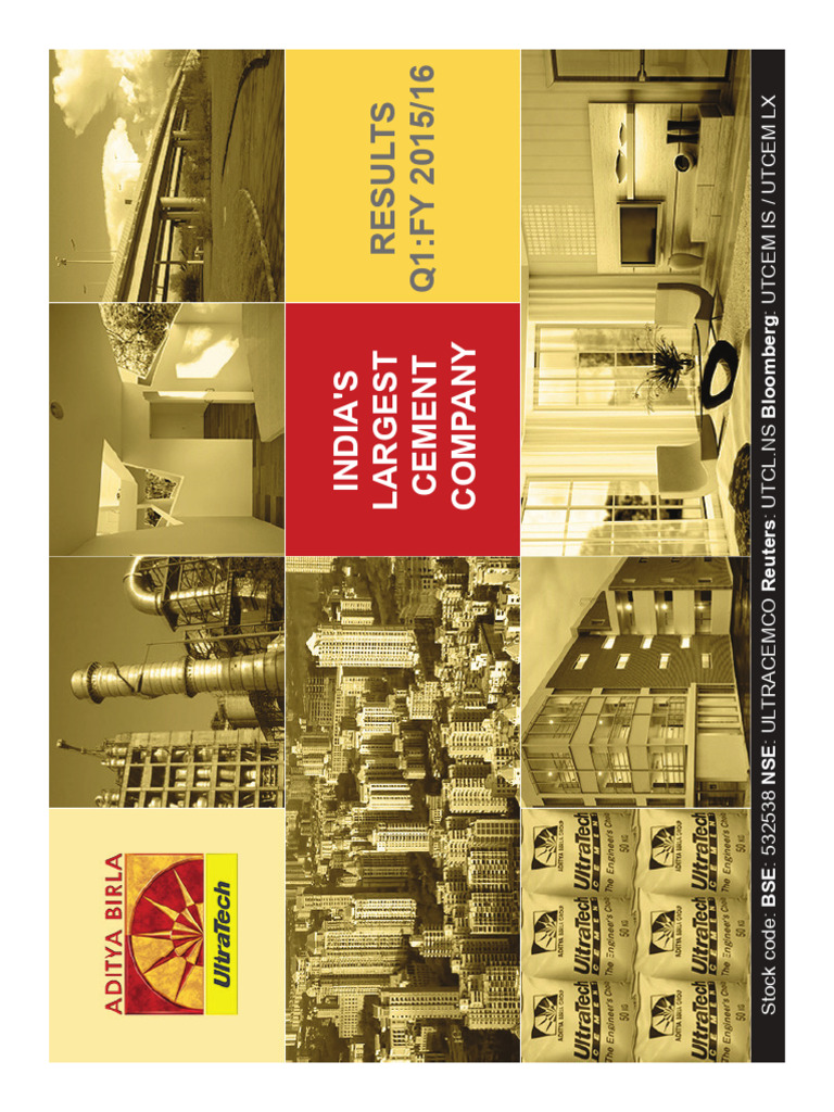 UltraTech Q1FY16 | PDF