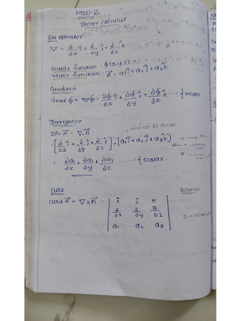 Maths (Vector Calculus) | PDF
