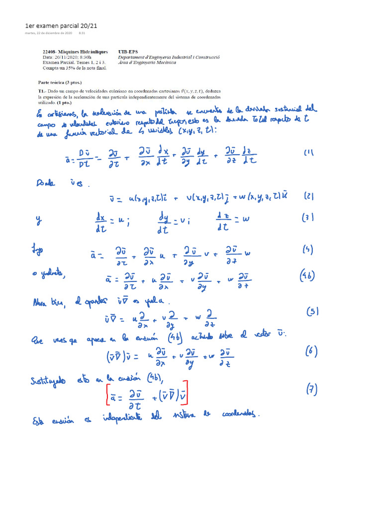Solciones Examen P1 2020 21 | PDF