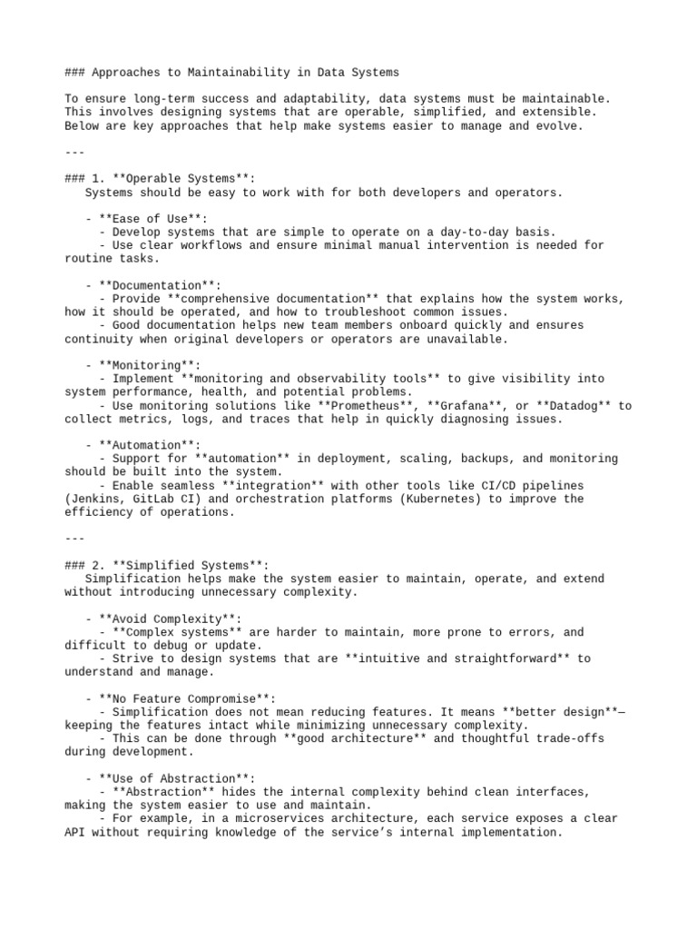 003.4 - Maintainability Approaches | PDF | Abstraction (Computer Science) | Computing