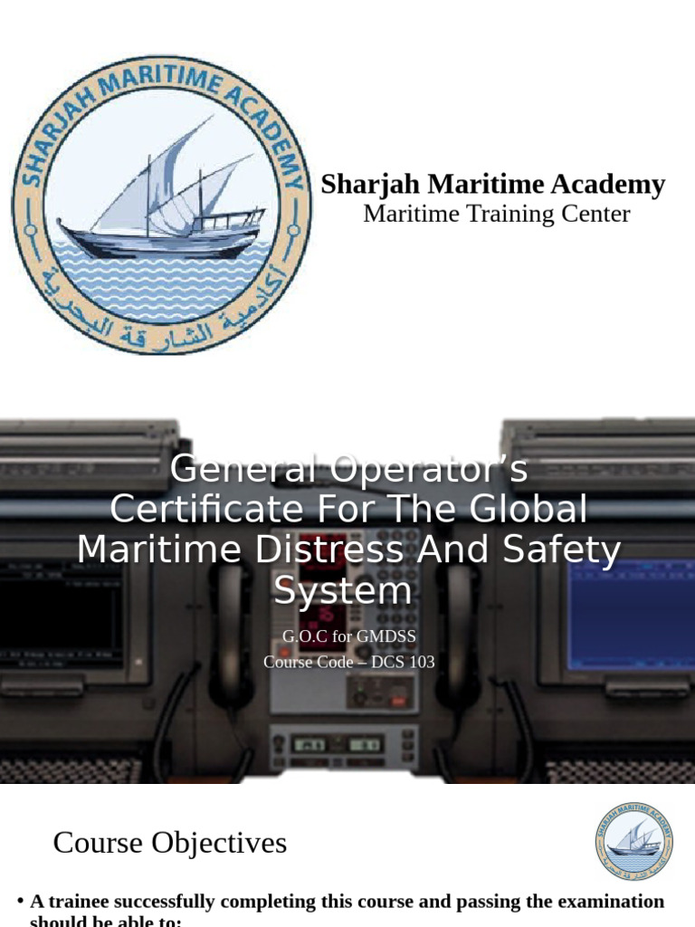 GMDSS General Operator Certificate Course | PDF | Radio Technology ...