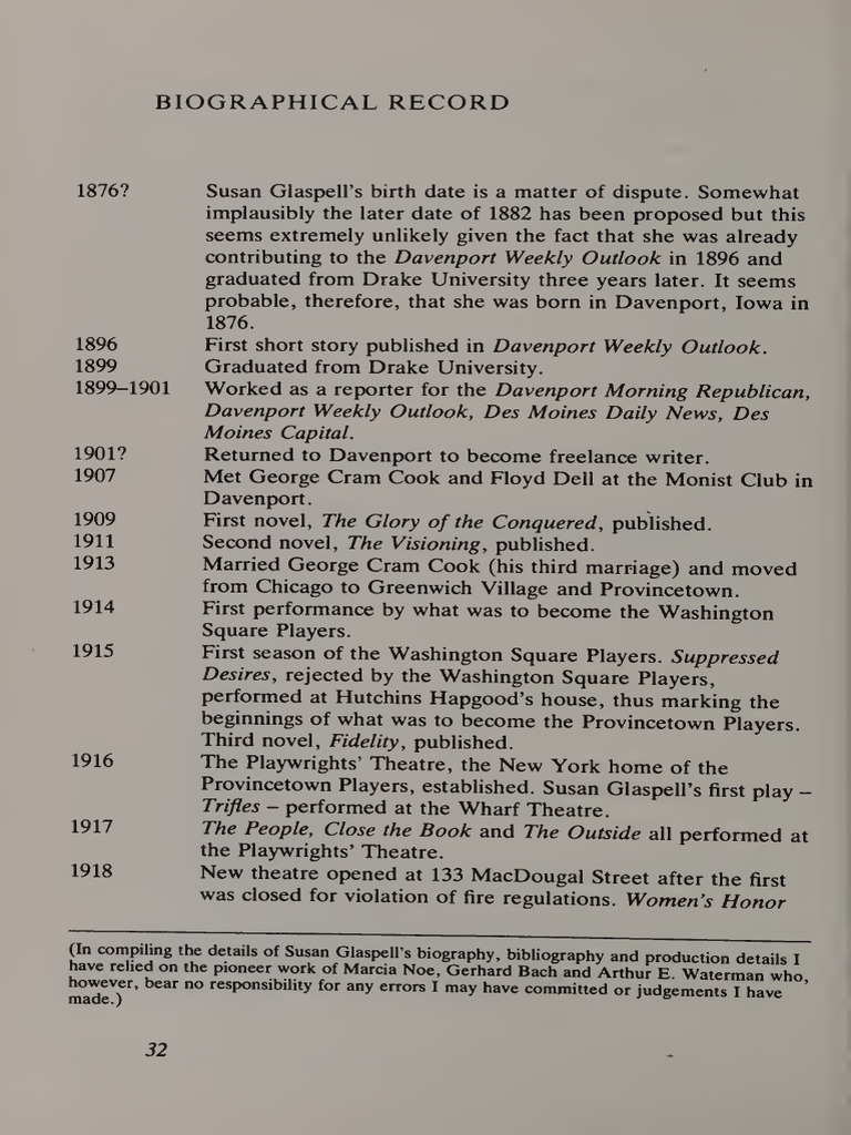 Susan Glaspell's Trifles Overview | PDF