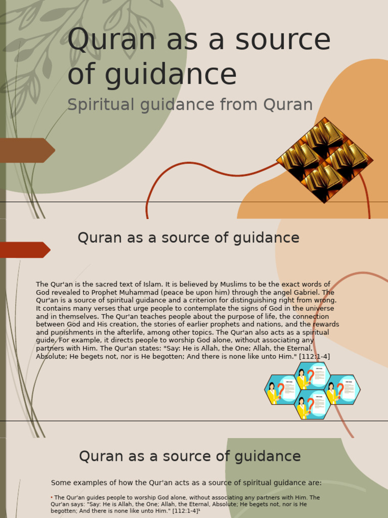 Quran: Spiritual Guidance in Islam | PDF | Quran | Islam