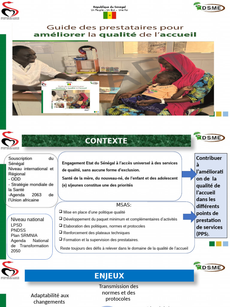 Présentation Guide Accueil | PDF | la communication