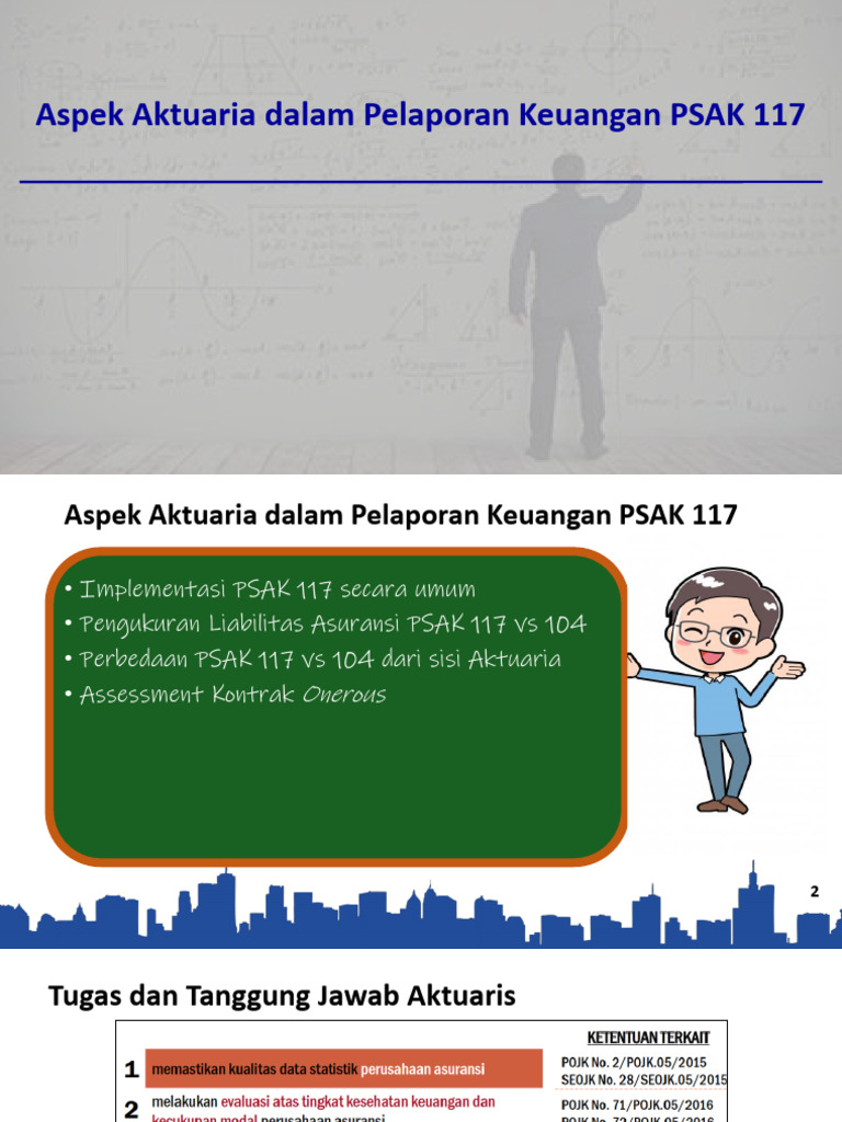 Aspek Aktuaria PSAK 117 di Indonesia | PDF