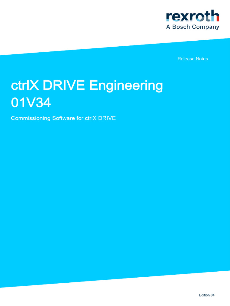 ctrlX DRIVE Engineering Release Notes | PDF | Software | Information ...