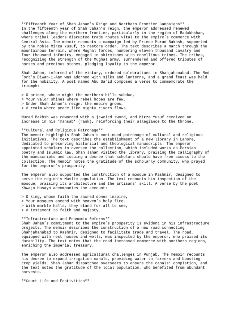 Tuzuk-i-Jahangiri English Translation Part 15 | PDF | Mughal Empire