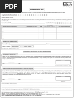 HDFC HUF Declaration | PDF
