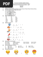 UKG GK FinalTerm Worksheet | PDF