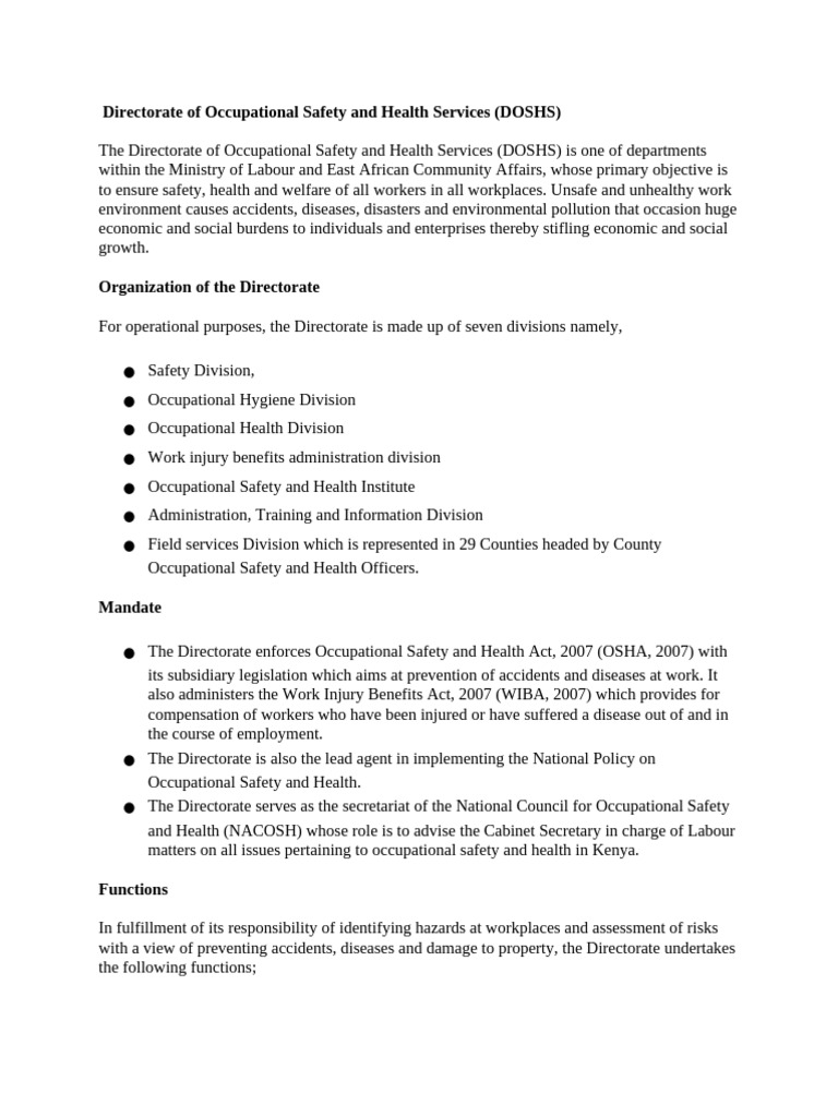 Osha 2007 Pdf Occupational Safety And Health Safety