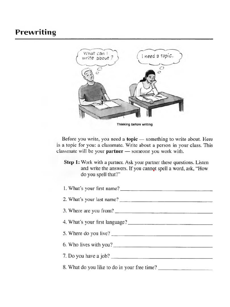 Level 1 Writing | PDF | Paragraph