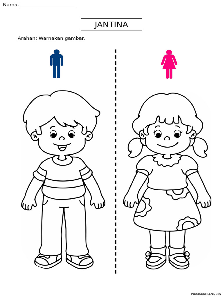 Jantina - Pengurusan Diri KSSR PK Tahun 2 | PDF