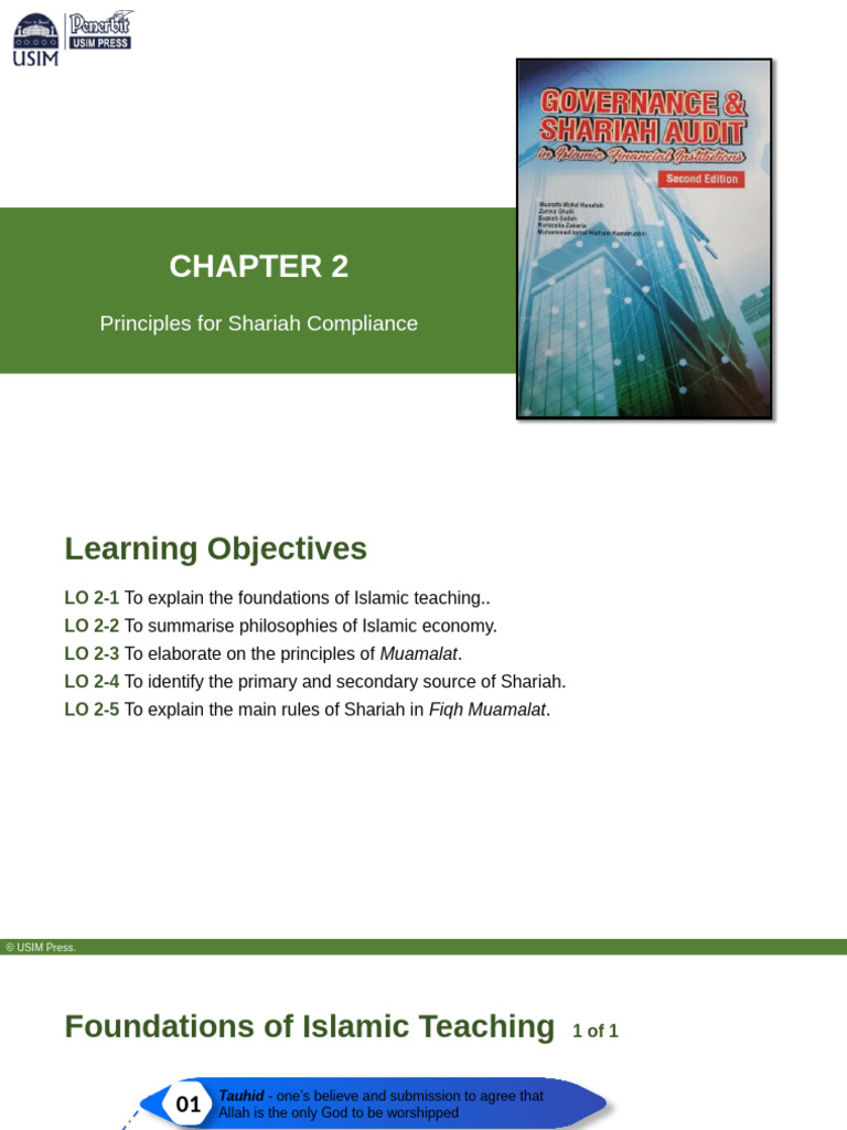 Chapter 2 - Principles For Shariah Compliance | PDF | Islamic ...