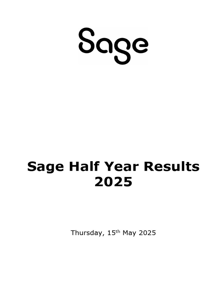 Half Year 2025 Results Presentation Transcript | PDF | Accounts Payable ...