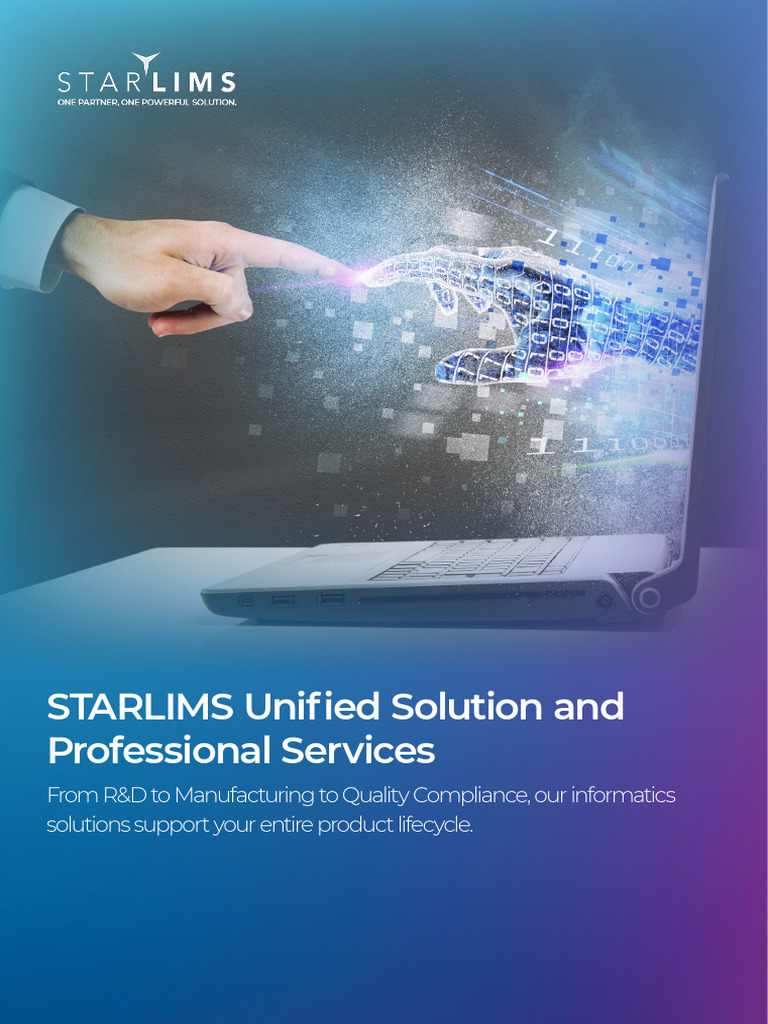 Starlims General Lims Brochure JULY2022 | PDF | Information Technology Management | Information ...