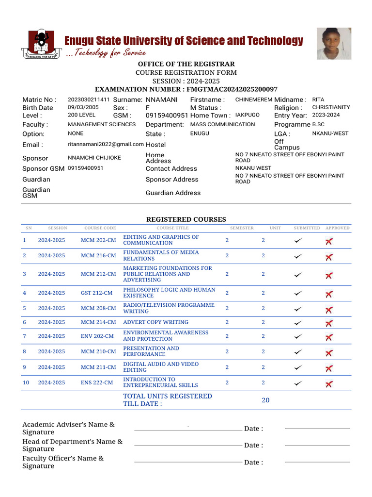 Second Semester 200lvl | PDF