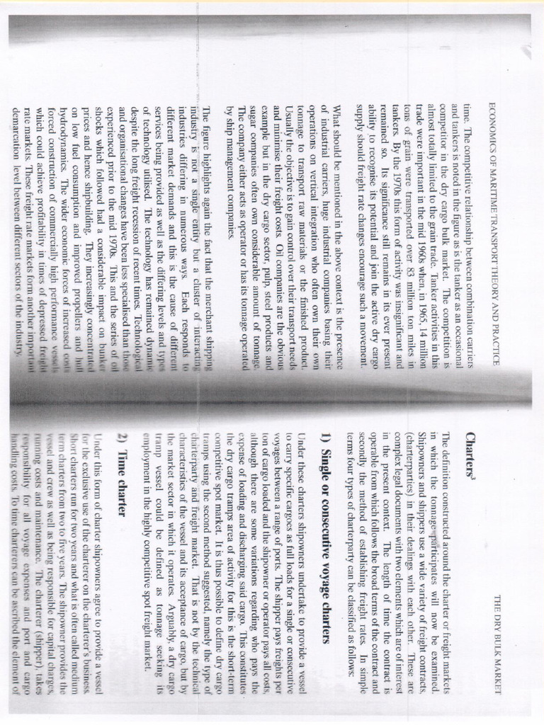 Tramp Services | PDF