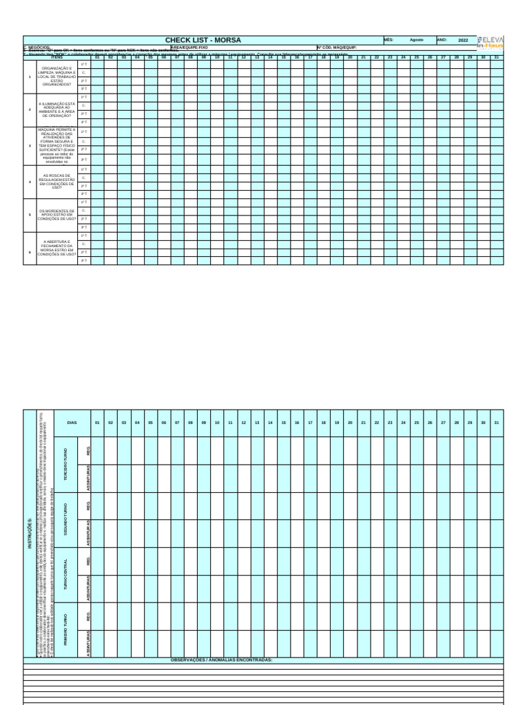 37 - Check List - Morsa | PDF