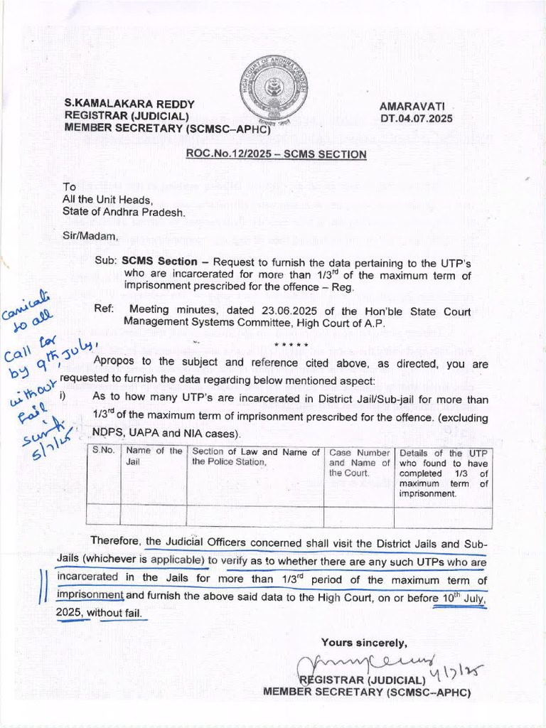 Scms Utp's Imprsionment | PDF