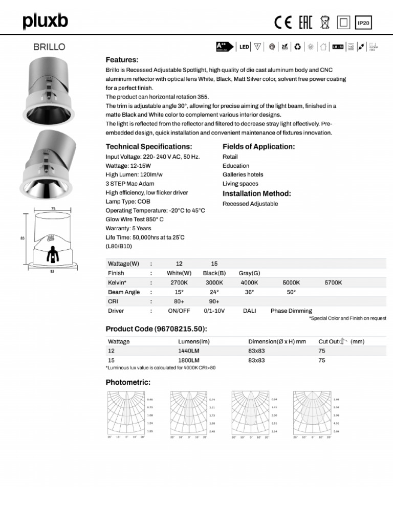 Brillo 96708215.50 | PDF