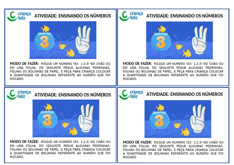 APRENDENDO A CONTAR | PDF