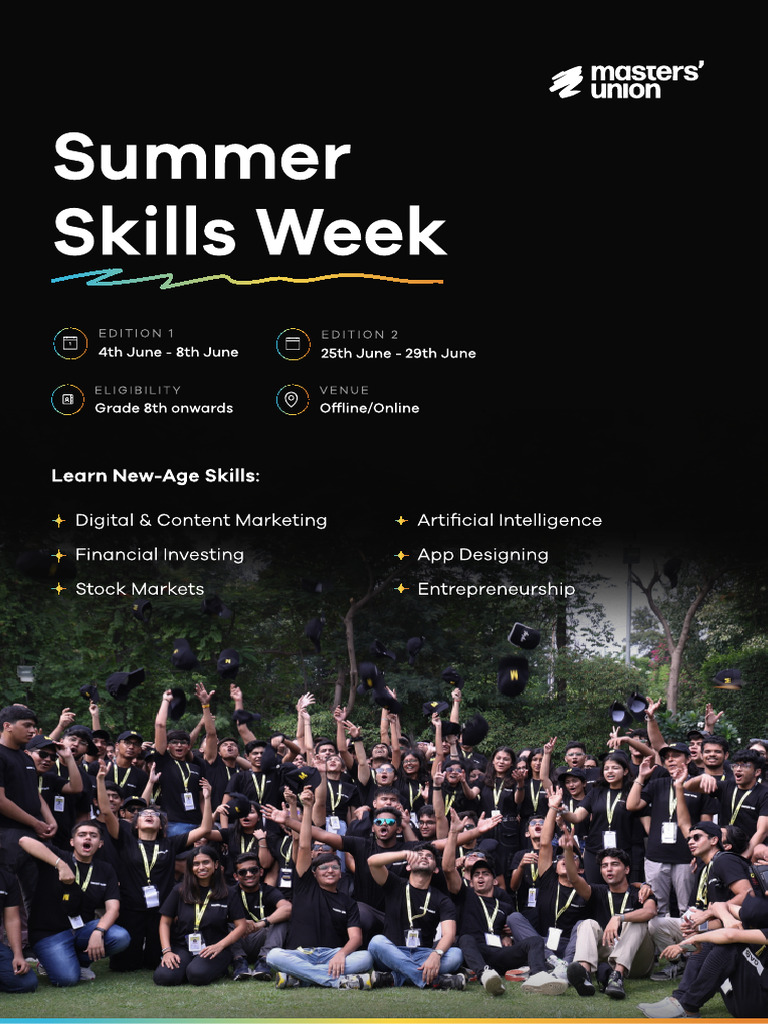 Summer Skill Week - June 2025 | PDF | Artificial Intelligence ...