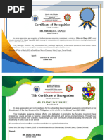 Non-Academic Distinctions Recognition | PDF