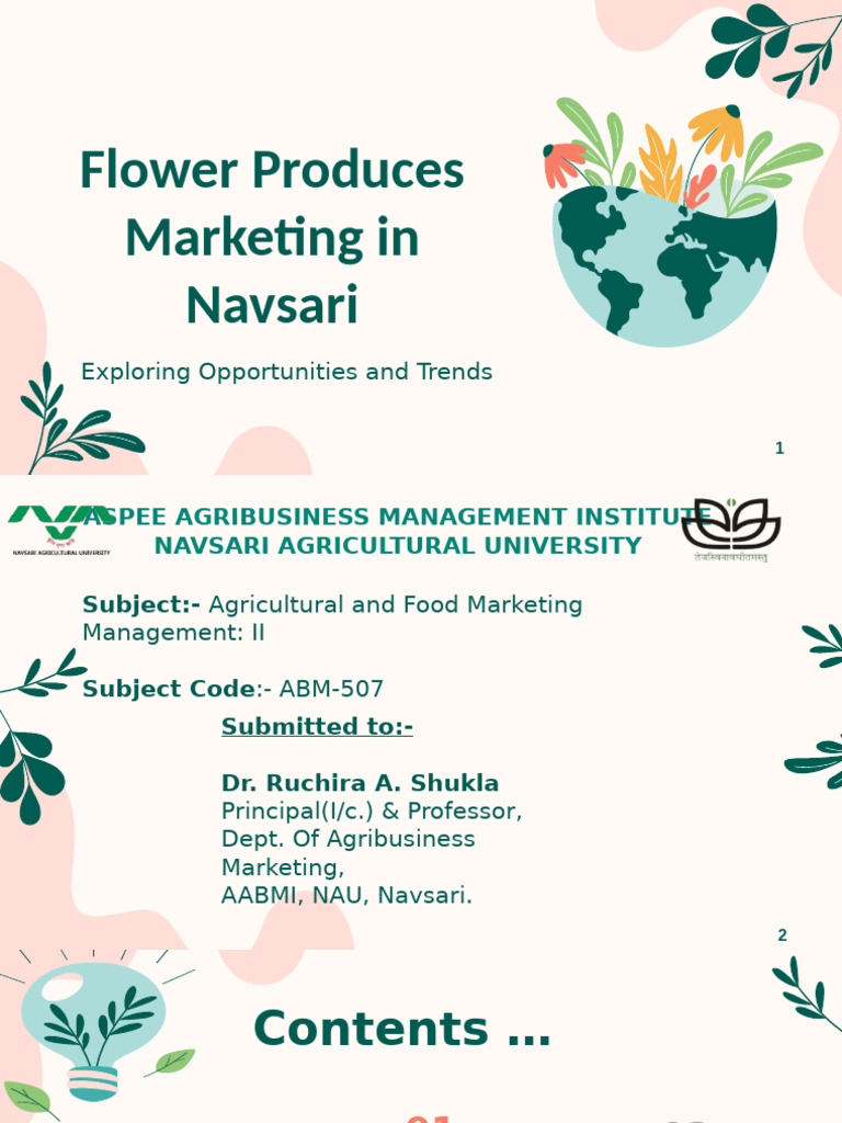 Flower Marketing RAS | PDF | Flowers | Flower Bouquet
